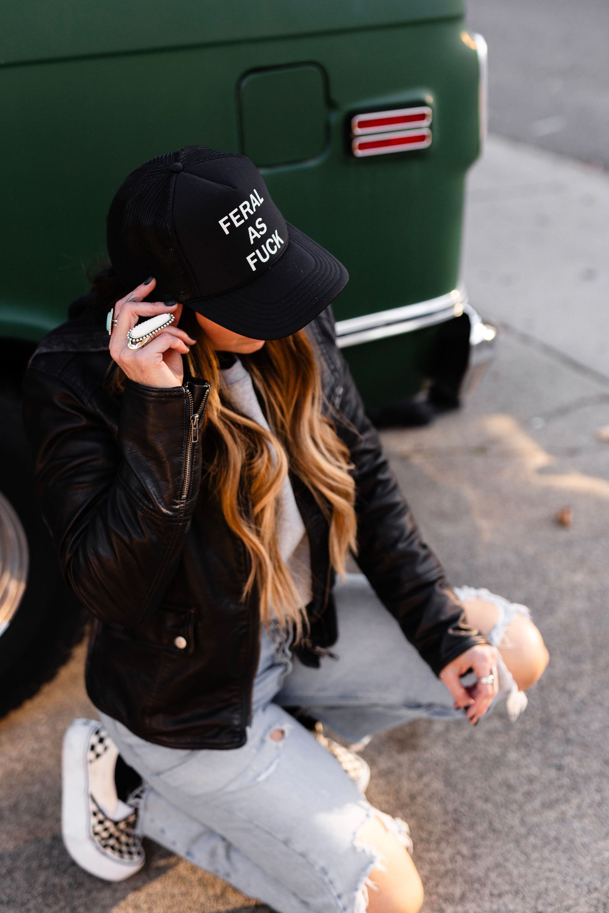 Feral AF Trucker Hats – Waylon + Willie Boutique